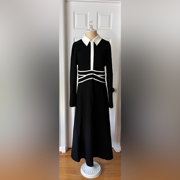 ME+EM | Dresses | Meem Black And White Long Sleeve Dress | Poshmark